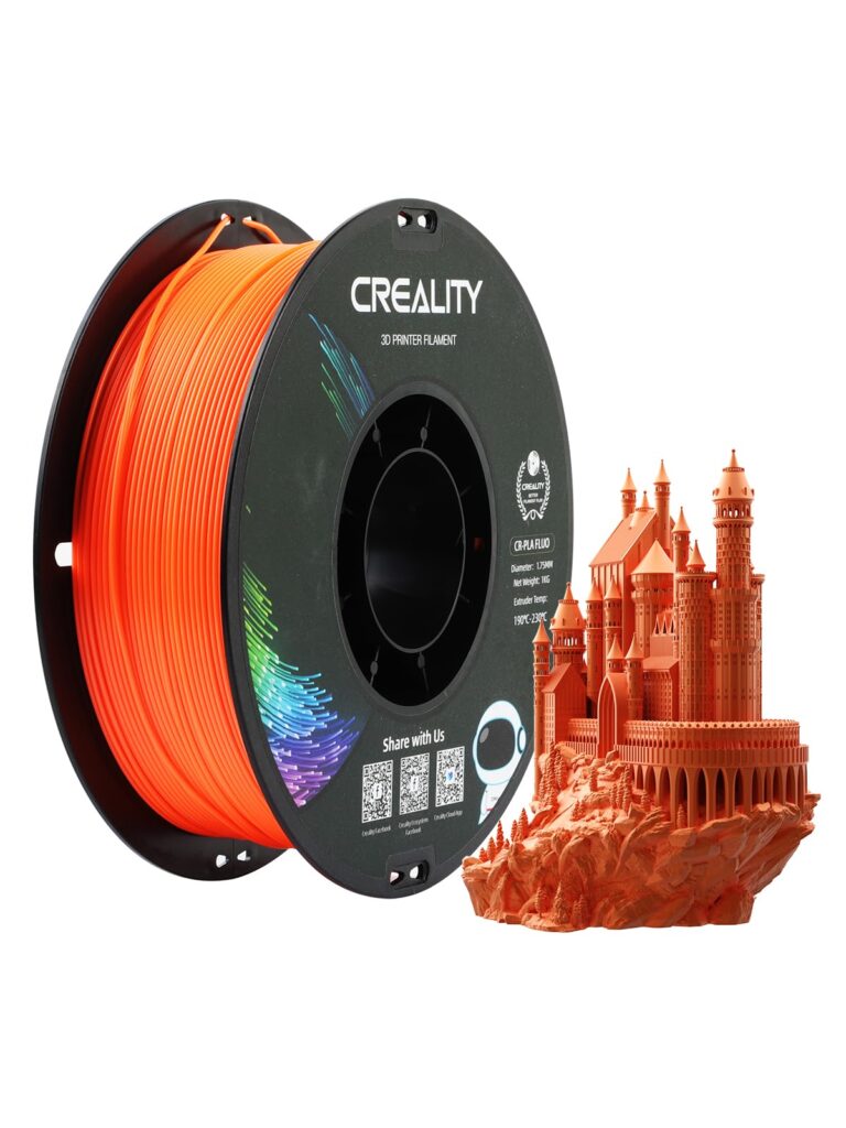 Creality CR-PLA Flourescent Orange Filament | 1.75mm | 1kg - 3D Print Lab