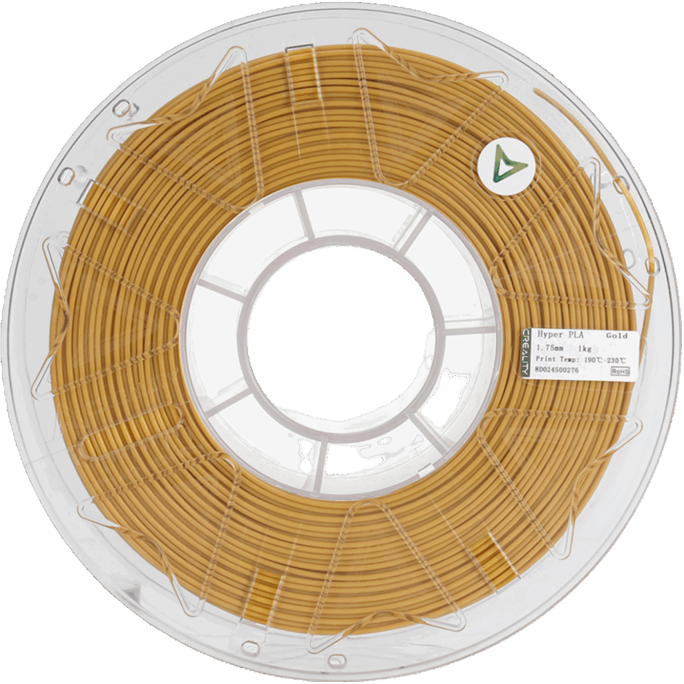 Creality Hyper PLA Gold RFID Filament | 1.75mm | 1kg - 3D Print Lab